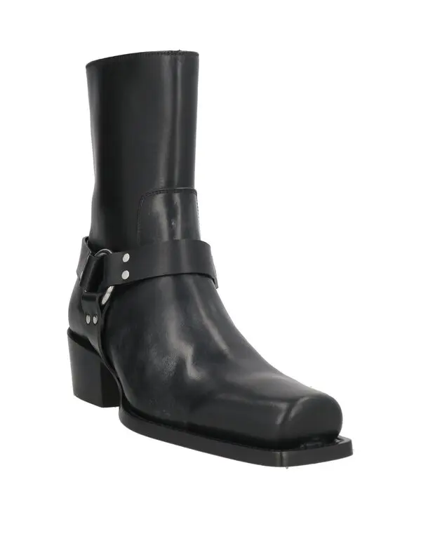 Dsquared2 Calfskin Boots With Strap Detailing