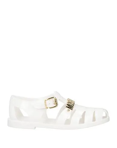 Moschino Rubber Fisherman Sandals - White