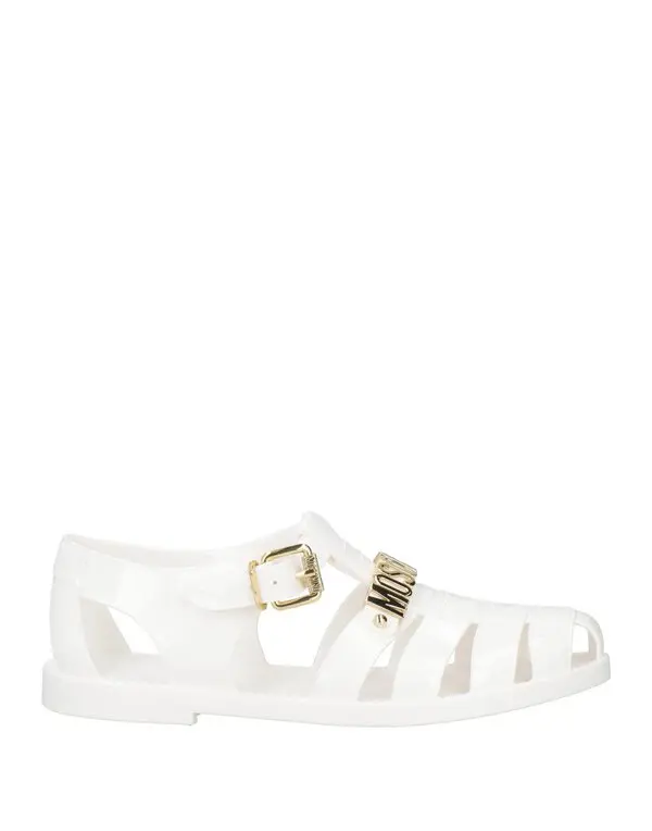 Moschino Rubber Fisherman Sandals With Logo Detail