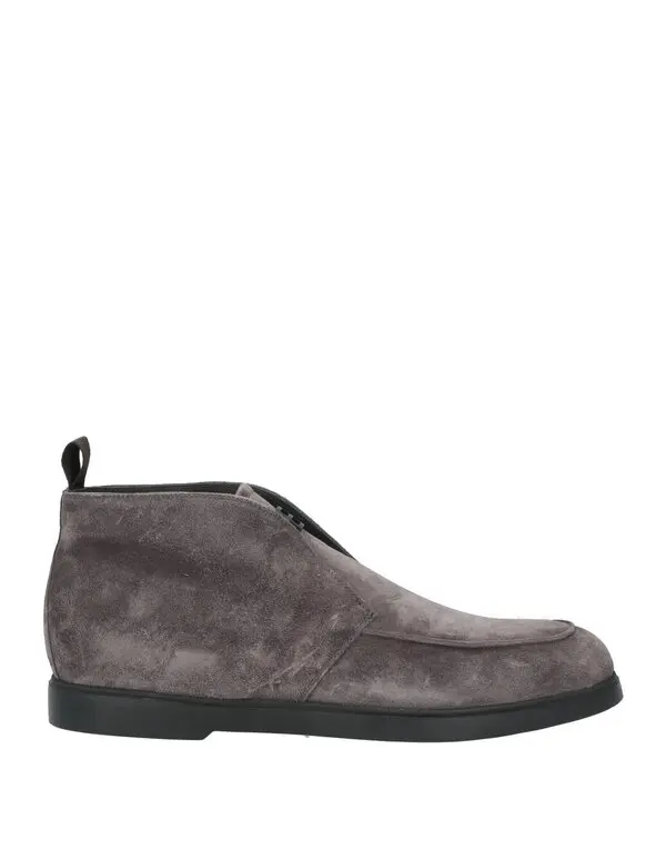 BALDININI Ankle Boots In Leather - Grey