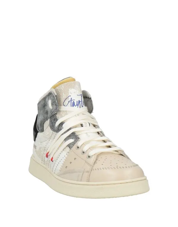 HIDNANDER Leather High-top Sneakers