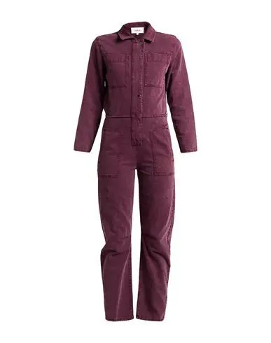 Ba&sh Jumpsuit Cotton, Linen - Plum