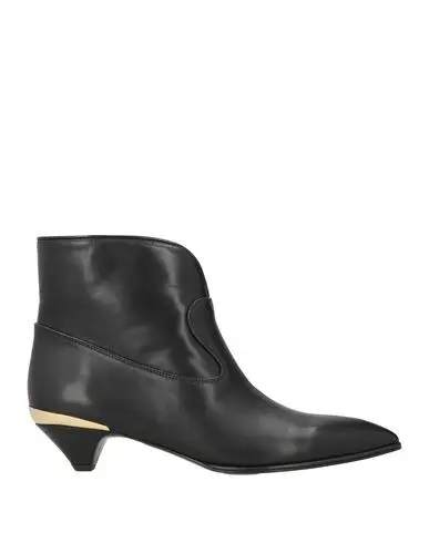 Moschino Ankle Boots With Metallic Trim
