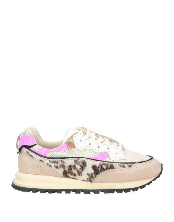 HIDNANDER Leather And Textile Low-top Sneakers