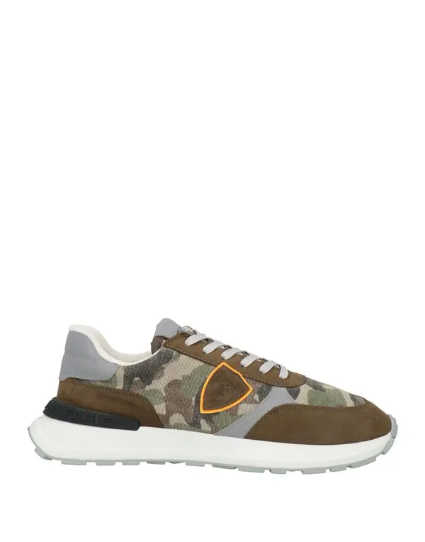 Philippe Model Military Camouflage Sneakers - Green