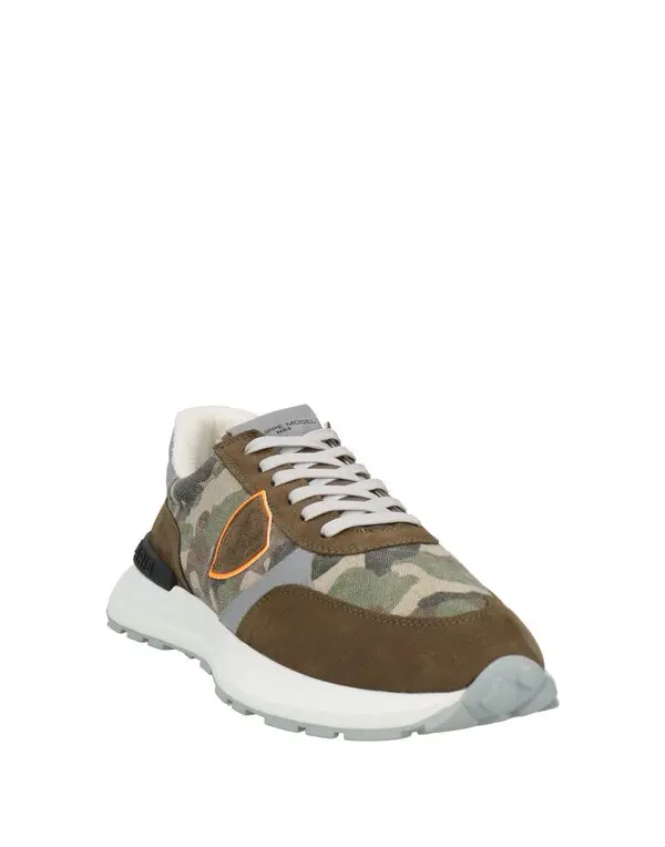 Philippe Model Military Camouflage Sneakers - Green