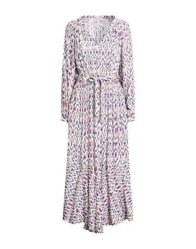 MARANT ETOILE Maxi Dress Ivory Size Viscose - White