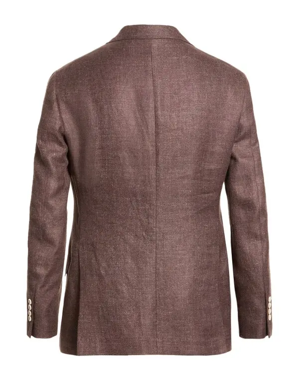 Brunello Cucinelli Blazer Size Linen, Wool, Silk - Brown