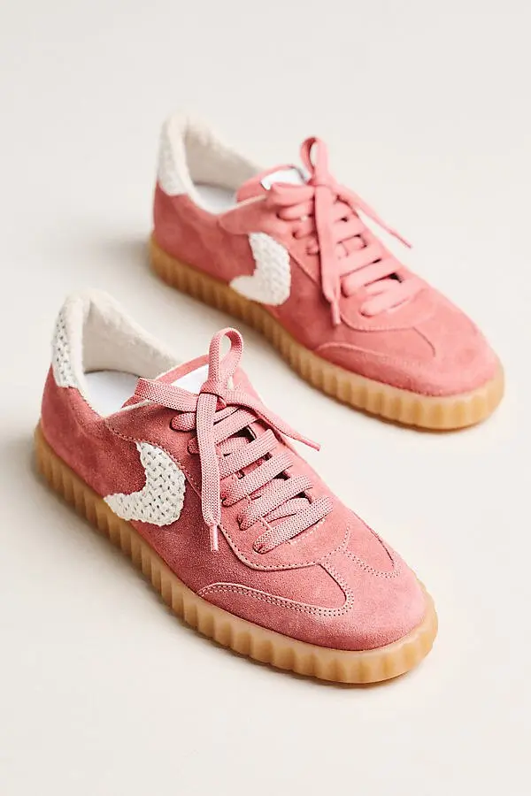 VOILE BLANCHE Suede Sneakers - Pink