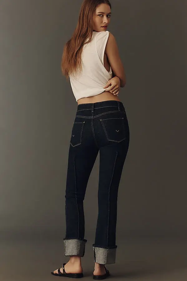 Hudson Jeans Barbara Low-rise Wide-leg Jeans