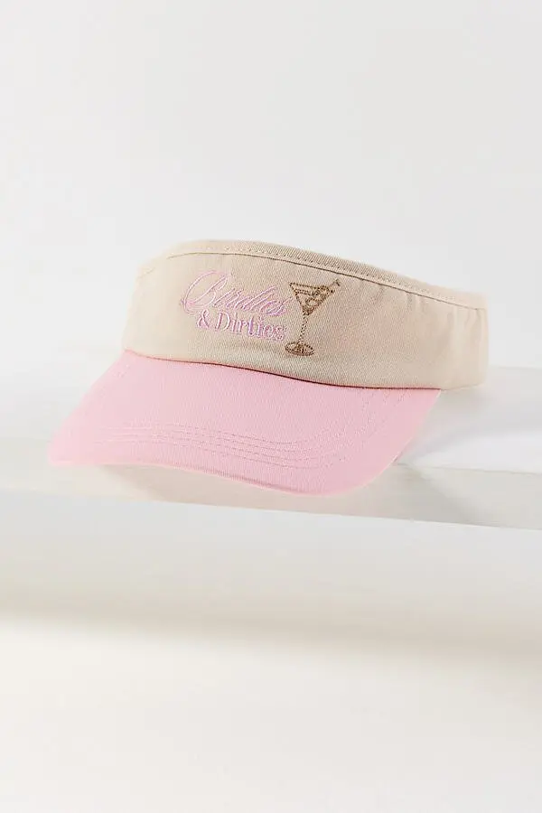 DAILY PRACTICE BY ANTHROPOLOGIE Sporty Visor - Birdies  Dirties