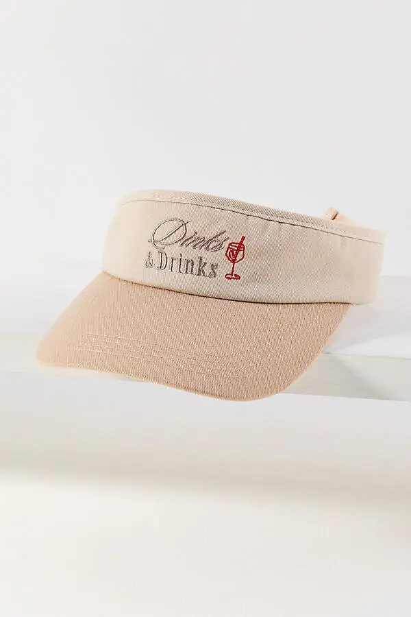 DAILY PRACTICE BY ANTHROPOLOGIE Sporty Visor - Dinks  Drinks
