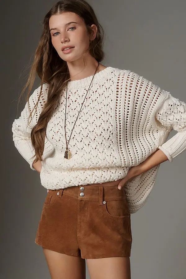 Blanknyc Suede Leather Shorts