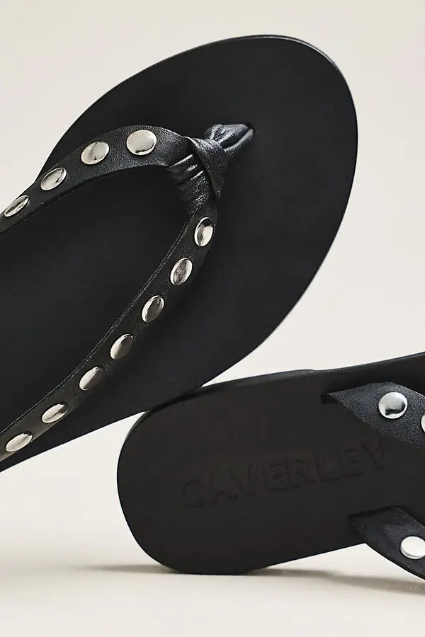 CAVERLEY Studded Flip-flop Sandals