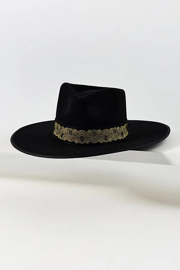 Lack Of Color Noir Rancher Hat - Black
