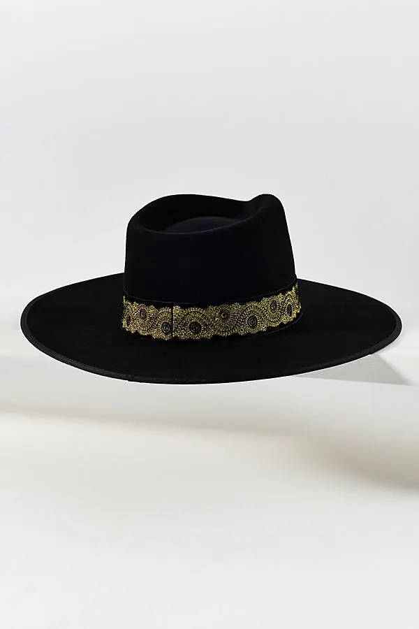 Lack Of Color Noir Rancher Hat - Black
