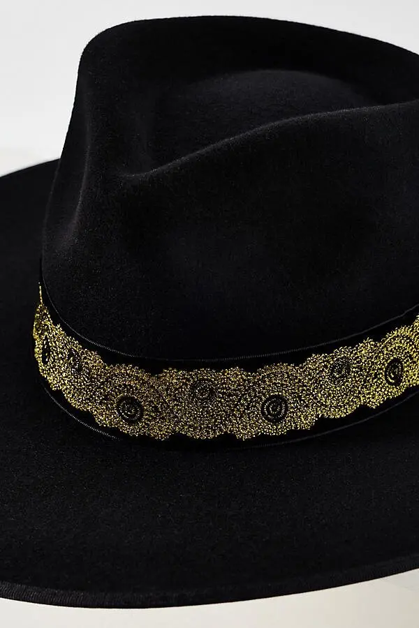 Lack Of Color Noir Rancher Hat - Black