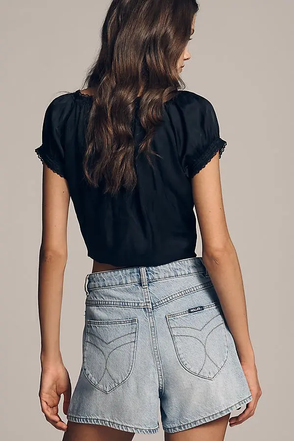Rolla's Mirage Denim Shorts - Lyocell Blue