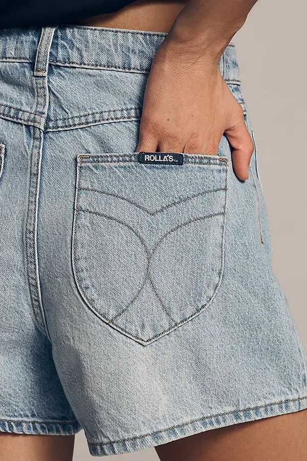 Rolla's Mirage Denim Shorts - Lyocell Blue