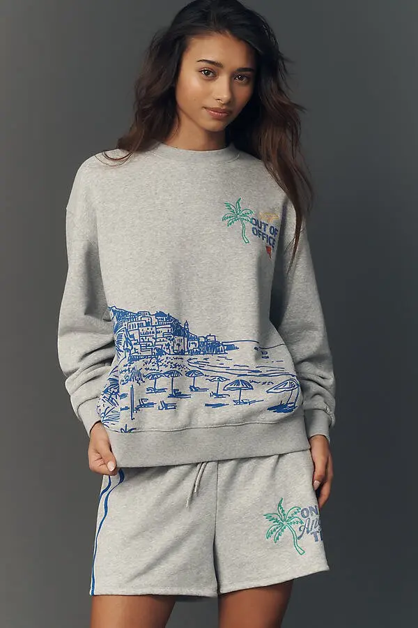 MAYFAIR Checked Out Crew Pullover