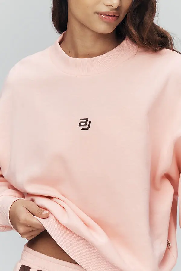ARAMINTA JAMES High-neck Logo Sweater