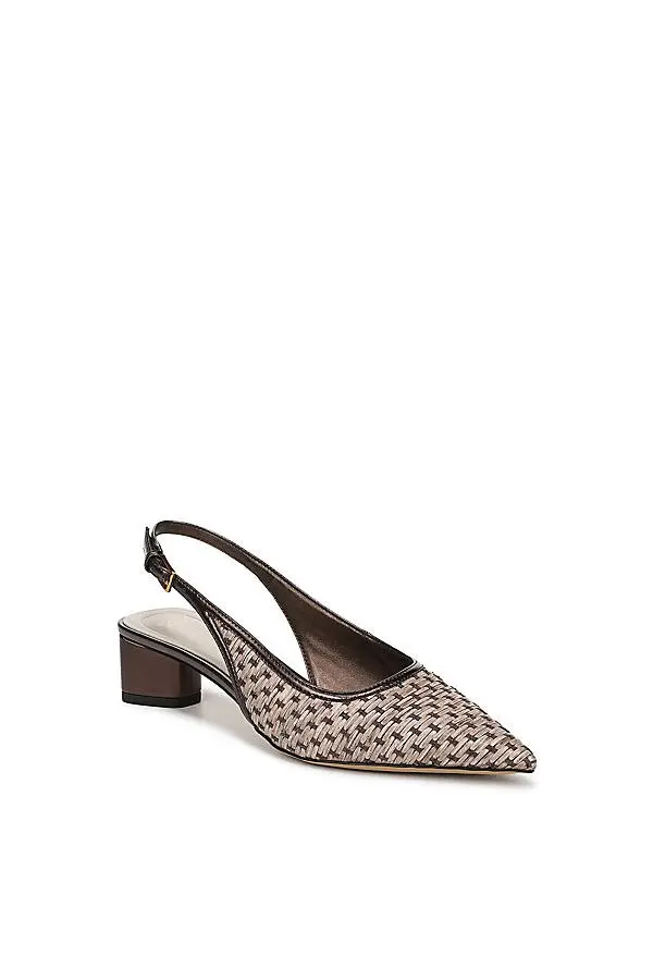 Franco Sarto A-amelie Slingback Heels - Brown