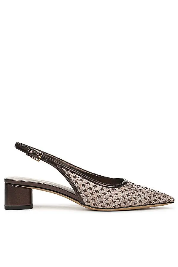 Franco Sarto A-amelie Slingback Heels - Brown