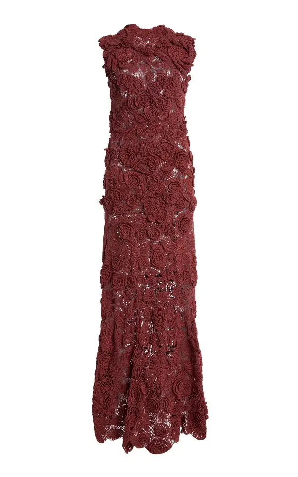 Ulla Johnson Anita Crocheted Maxi Dress
