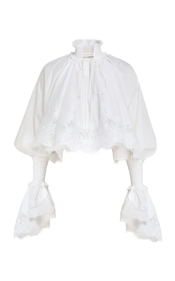 Zimmermann Alchemy Shirred Blouse