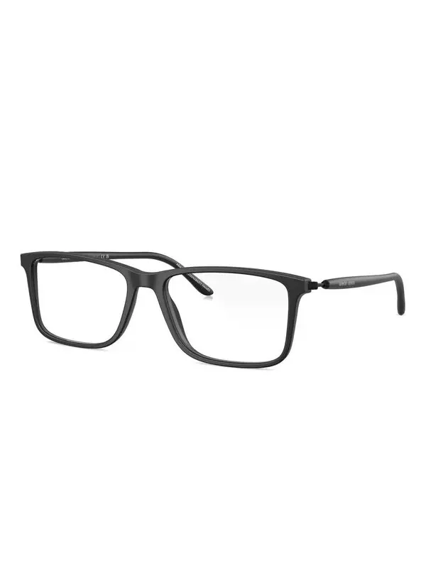 Giorgio Armani Square-frame Glasses - Black