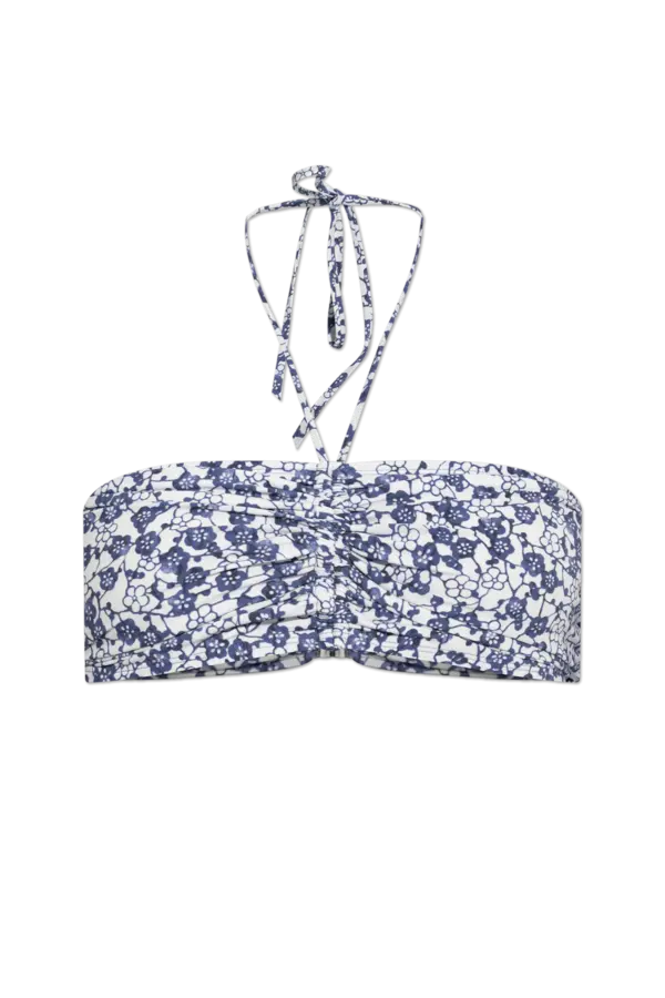 Isabel Marant Salma Bandeau Bikini Top - Blue