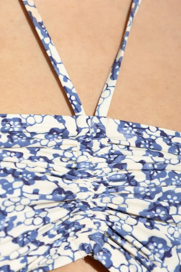 Isabel Marant Étoile Salma Bandeau Bikini Top - Blue