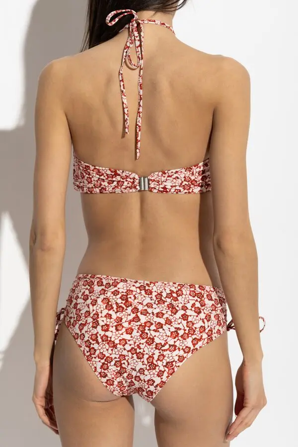 Isabel Marant Étoile Salma Bandeau Bikini Top - Red