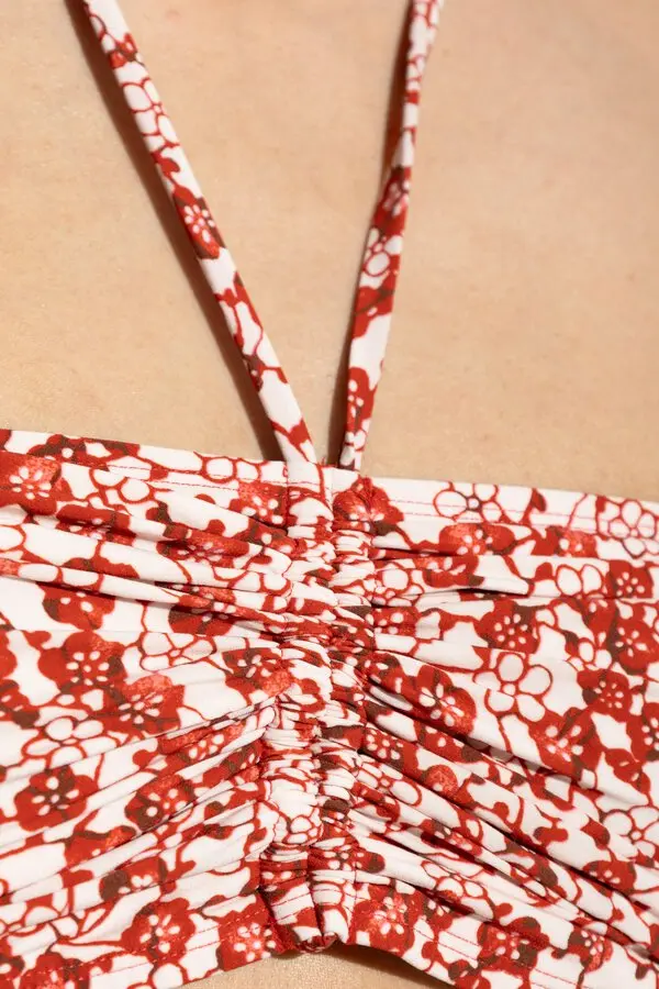 Isabel Marant Étoile Salma Bandeau Bikini Top - Red