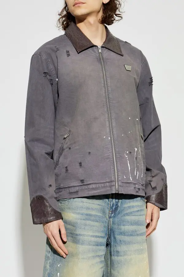 MISBHV Vintage-effect Jacket - Grey