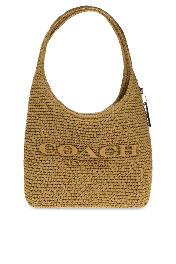 COACH Woven Shoulder Bag - Green
