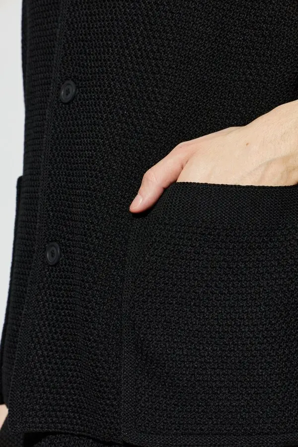 Issey Miyake Vest With Pockets - Black
