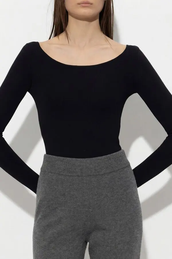 ENTIRE STUDIOS Elastic Bodysuit - Black