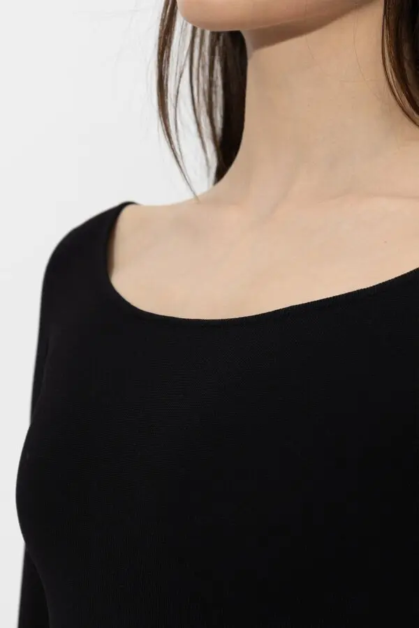 ENTIRE STUDIOS Elastic Bodysuit - Black