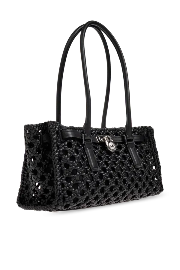 Michael Kors Hamilton Moderne Shoulder Bag - Black
