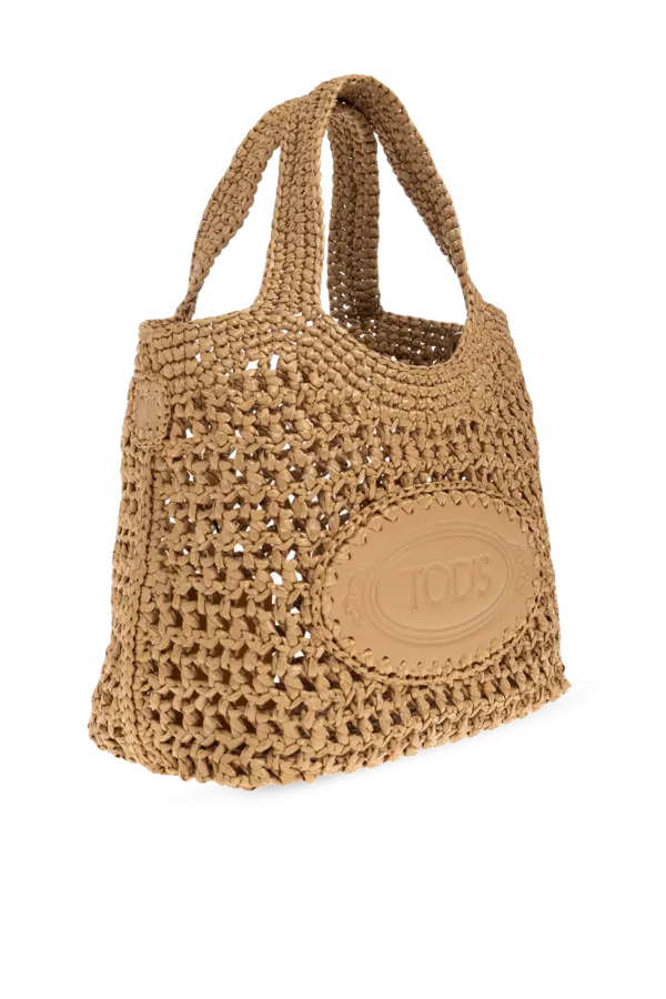 TOD’S Hand-woven Raffia Handbag