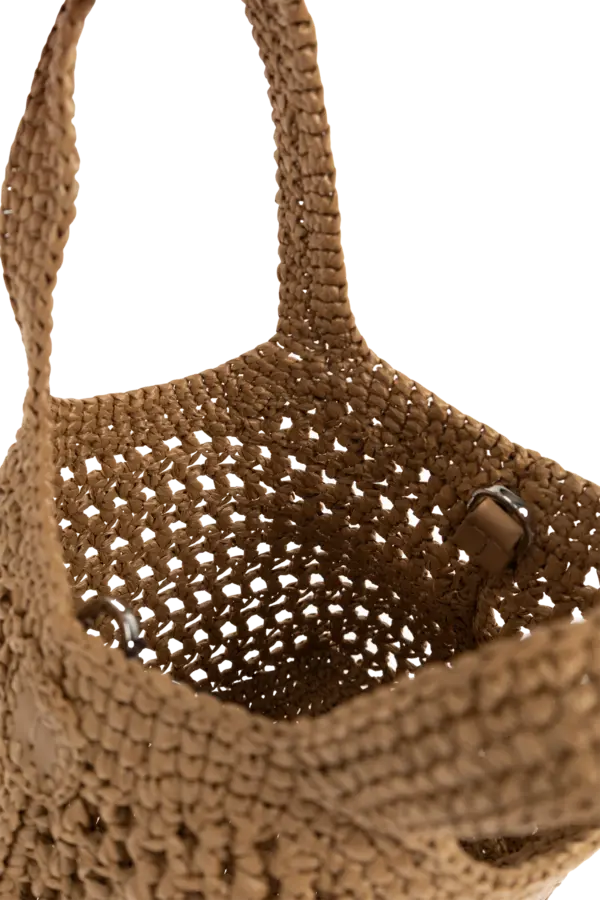 TOD’S Hand-woven Raffia Handbag