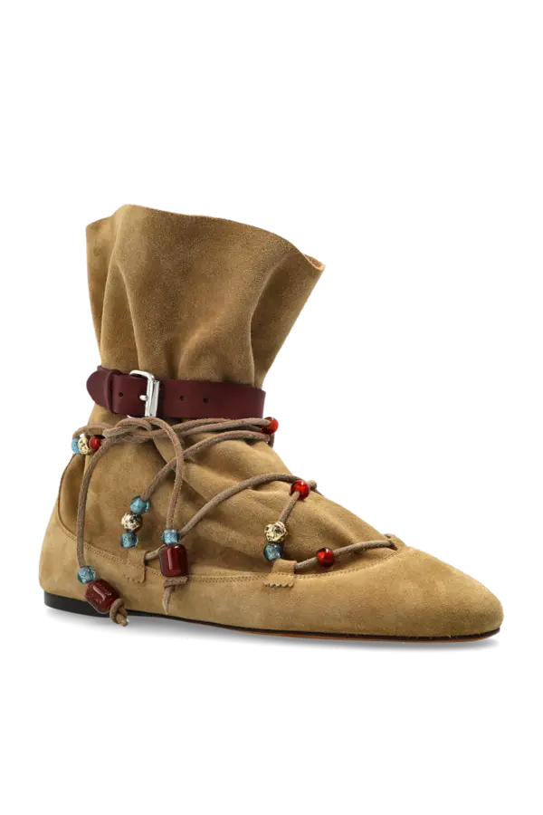 Isabel Marant Étoile Letiz Suede Ankle Boots - Brown