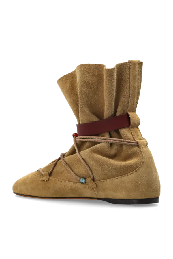Isabel Marant Étoile Letiz Suede Ankle Boots - Brown