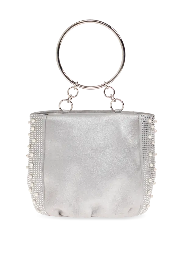 Rodo Handbag With Pearl And Mesh Detailing
