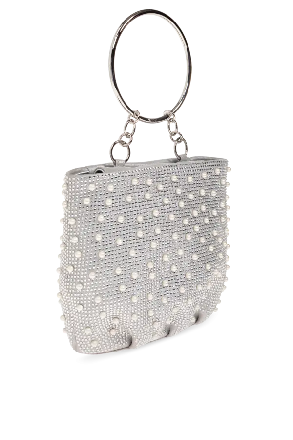 Rodo Handbag With Pearl And Mesh Detailing