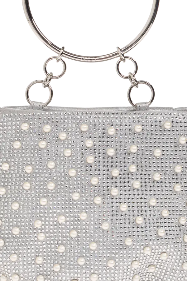 Rodo Handbag With Pearl And Mesh Detailing