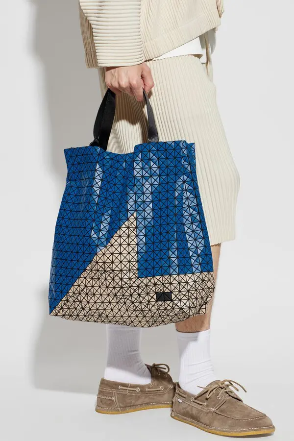 Issey Miyake Geometric Shopper Tote