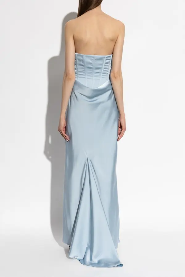 ROTATE BY BIRGER CHRISTENSEN Satin Corset Dress