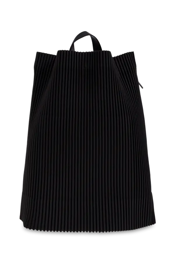 Issey Miyake Pleated Backpack - Black